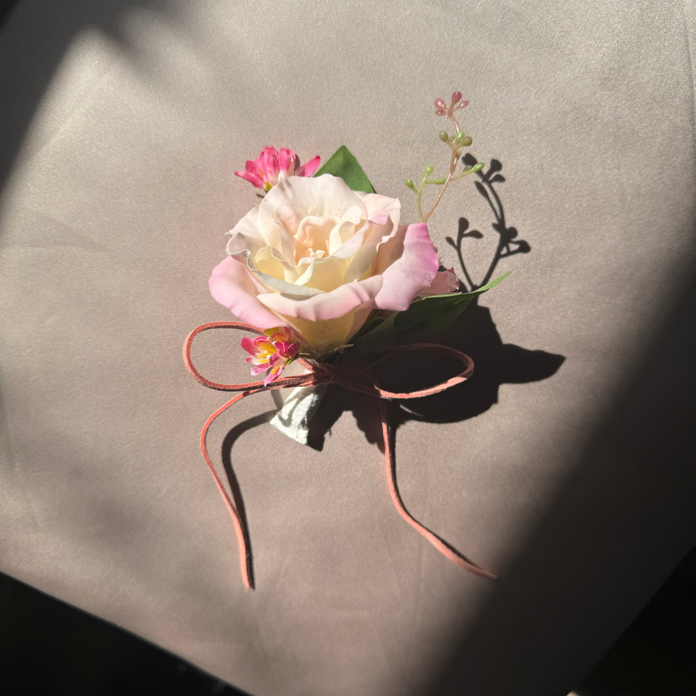 Blush Crush - Buttonhole & Pocket Flower